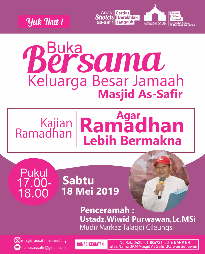 Contoh Spanduk, Baliho, dan Poster Untuk Kegiatan Masjid dan Ke RW an ...